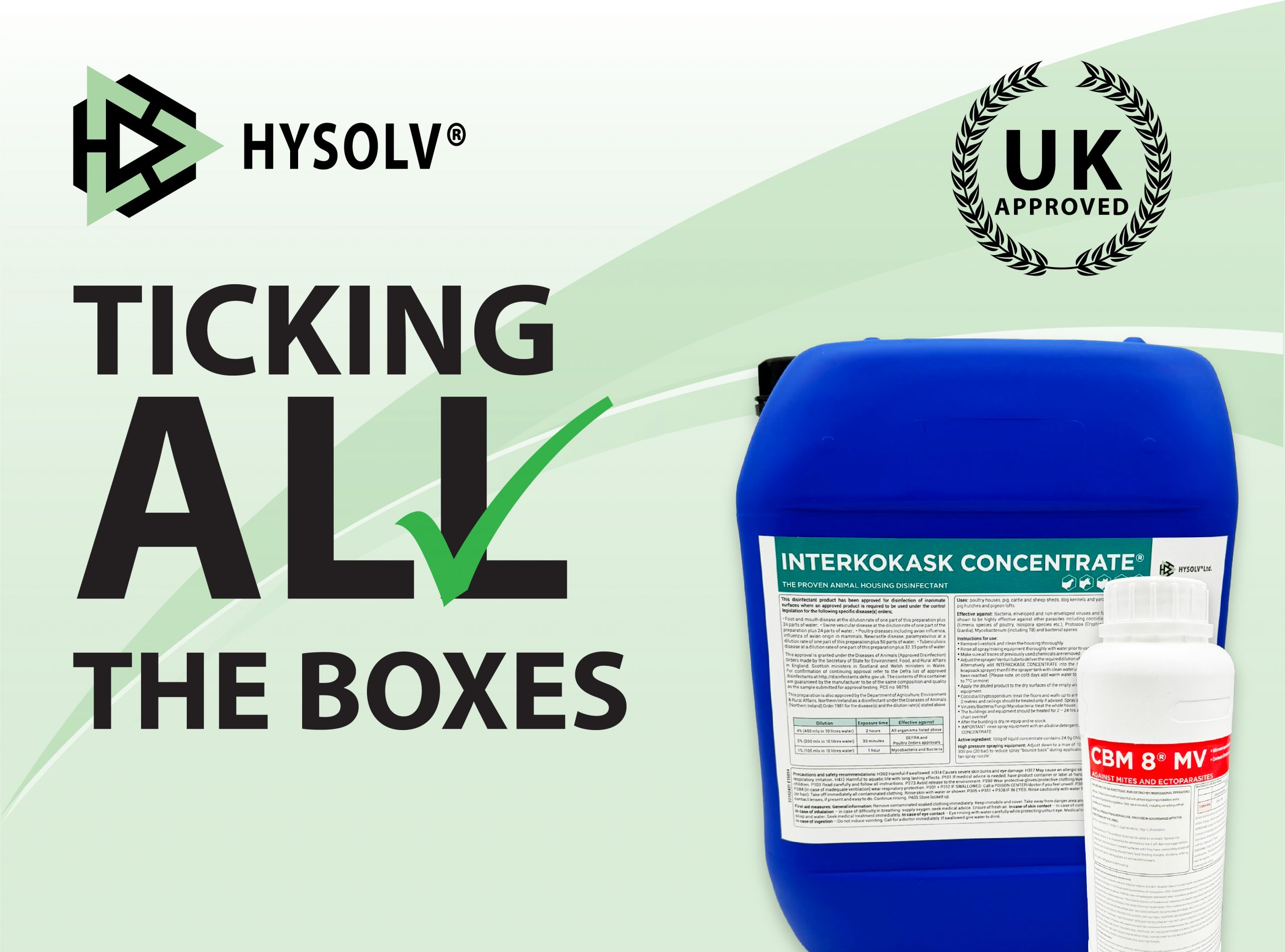 Ticking all the boxes! - Hysolv Ltd